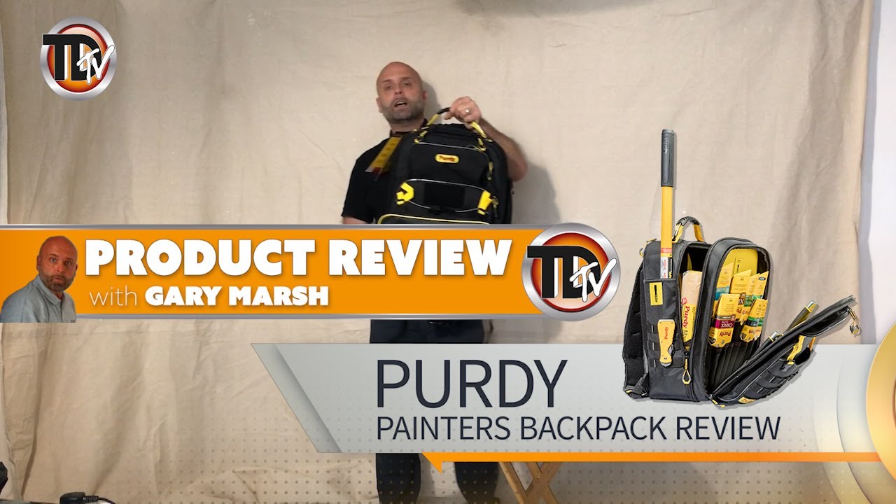 PRODUCT REVIEW: PURDY PAINTERS BACKPACK - YouTube