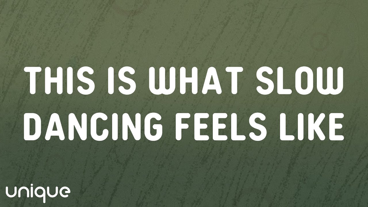 JVKE - this is what slow dancing feels like (Lyrics) - YouTube