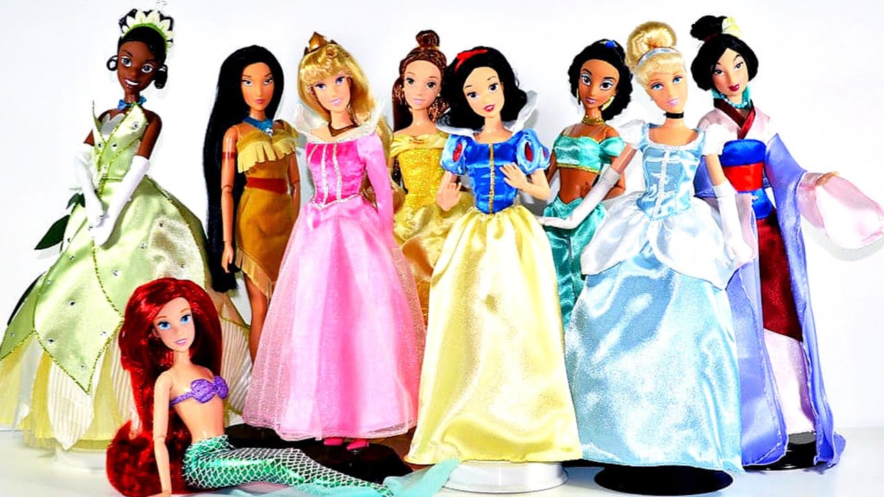 Disney Princess Dress Transformation by Disney Princess dolls - YouTube