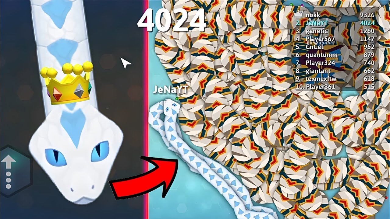 Epic Snake Io Gameplay! THE IMPOSSIBLE WAY TO SURVIVE? - YouTube