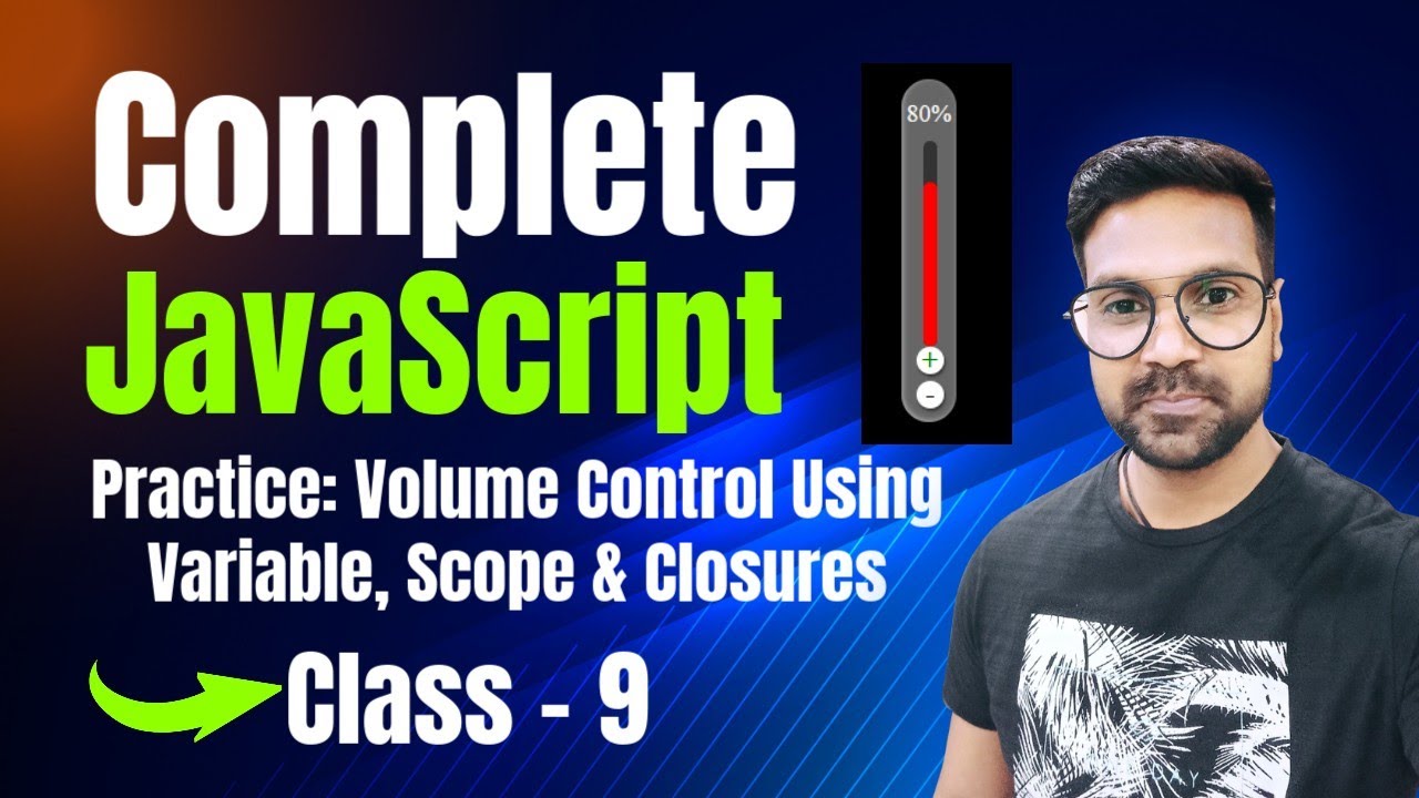 Javascript Practice Volume Control Using Javascript Variable Scope 9276