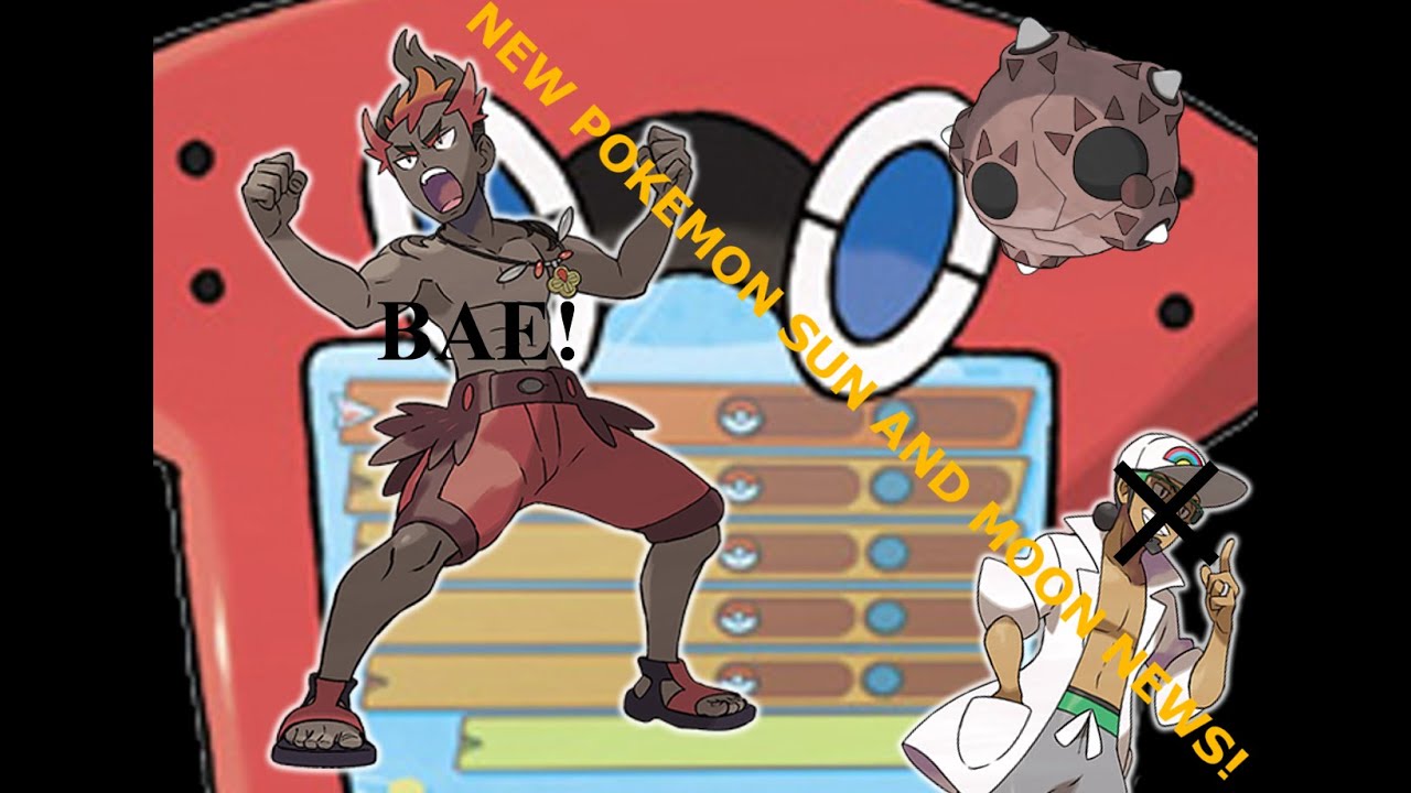 Kiawe is Bae | Pokemon Sun and Moon News Discussion (1/8/2016) - YouTube