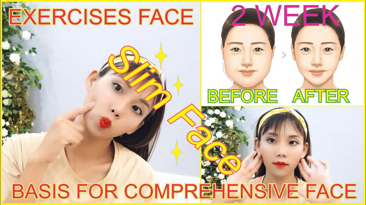 Slim Down Your Face Fast | Effective Exercises to slim face quickly ...