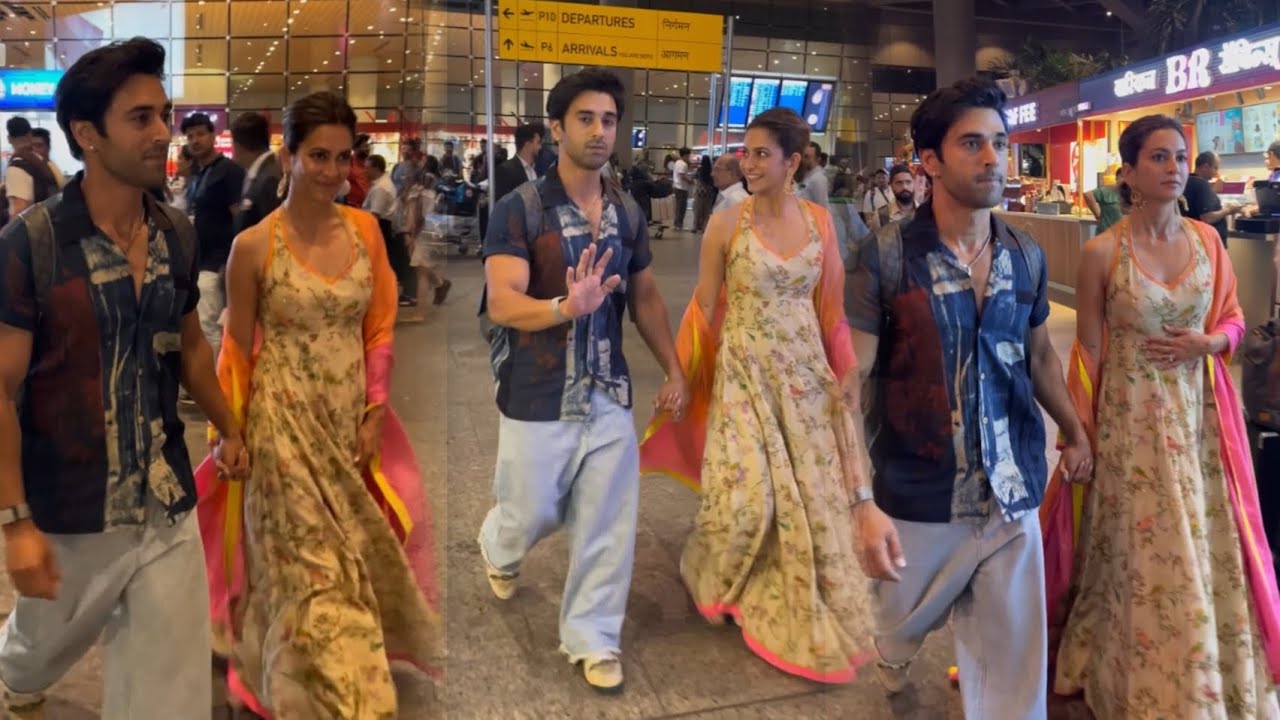 beautiful Couple 😍 Pulkit Samrat With Wife Kriti Kharbanda Looks Cute ...