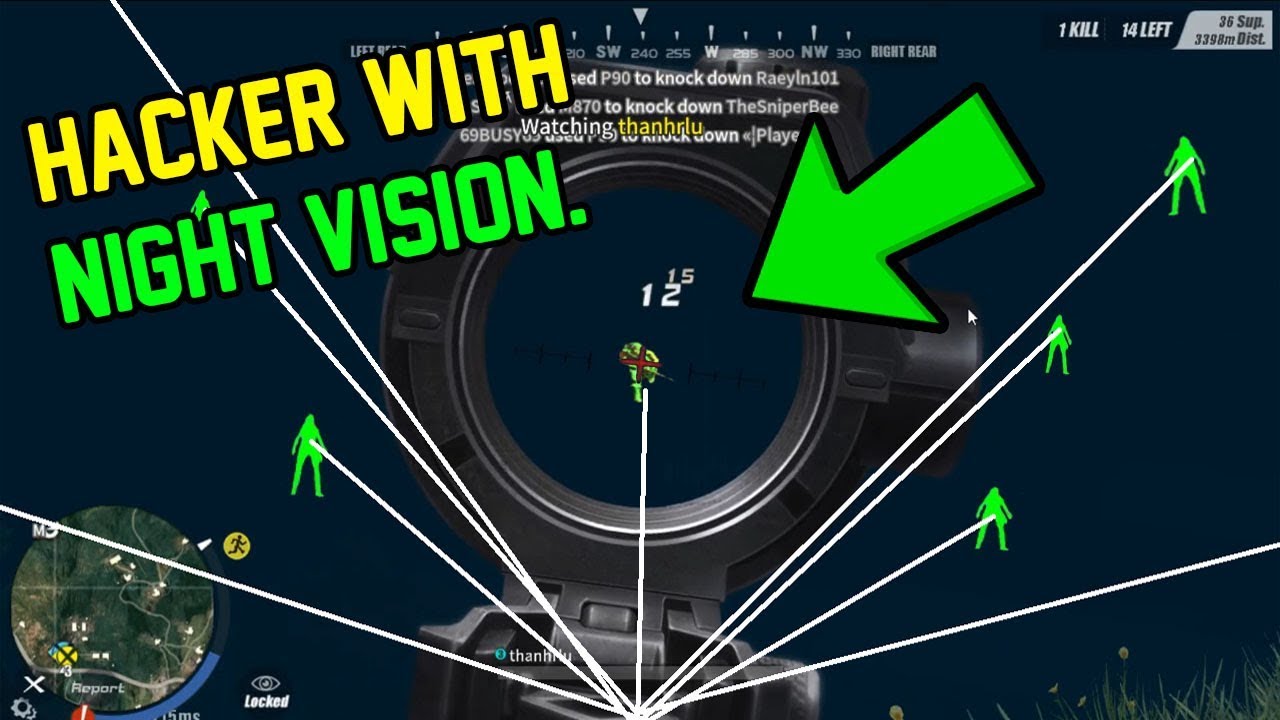 SPECTATING HACKER! HACKER VS HACKER!? "47 KILLS!="(Rules of Survival ...