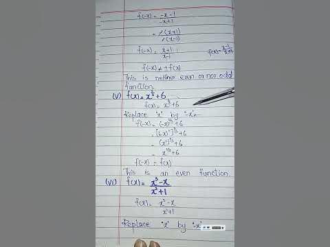 12th Class Math Chapter 1: Function and Limits Exercise 1.1 Q9 - All You Need to Know - YouTube
