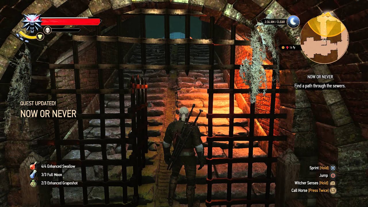 The Witcher 3 - Now Or Never: Sewer Explored "Neck Wounds" Katakan ...