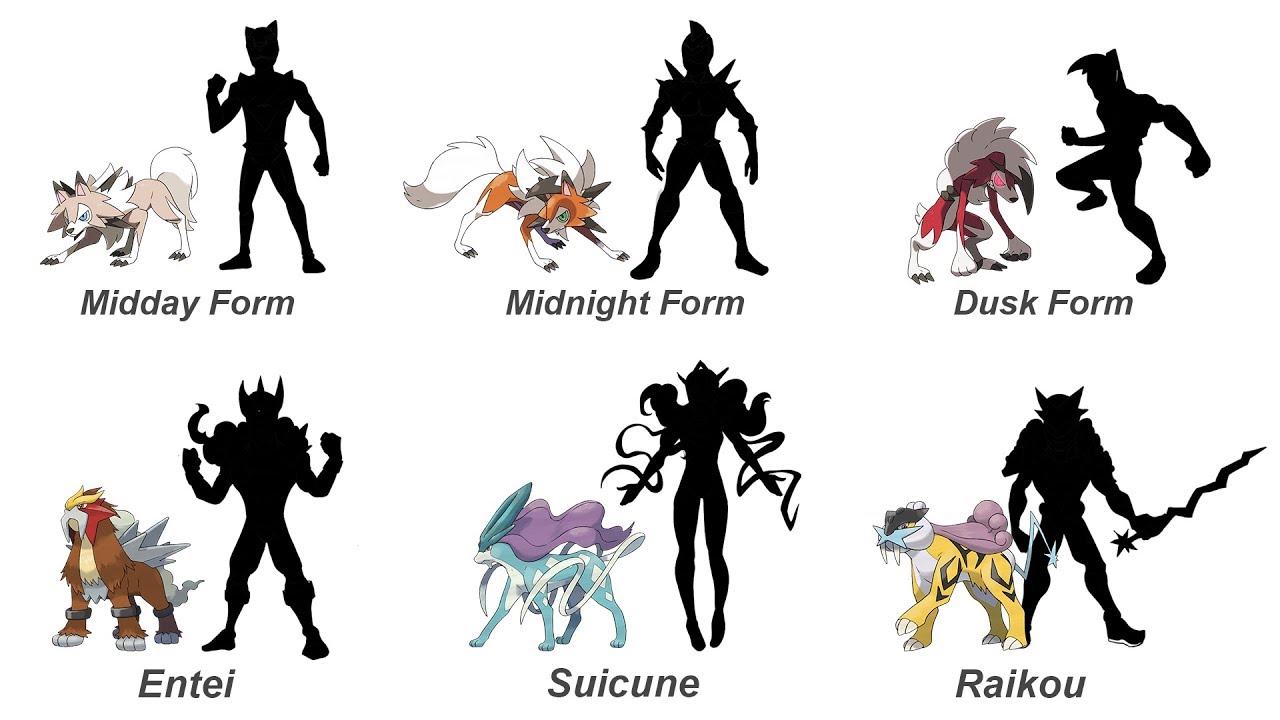 Poke Rangers - Lycanroc Evolution And The Three Legendary Beasts. - YouTube