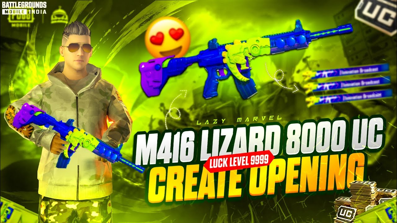 NEW BGMI UC EVENT 😍 | M4 LIZARD IS BACK 🔥 | 8000 UC SPENT 🥲 | BGMI NEW ...