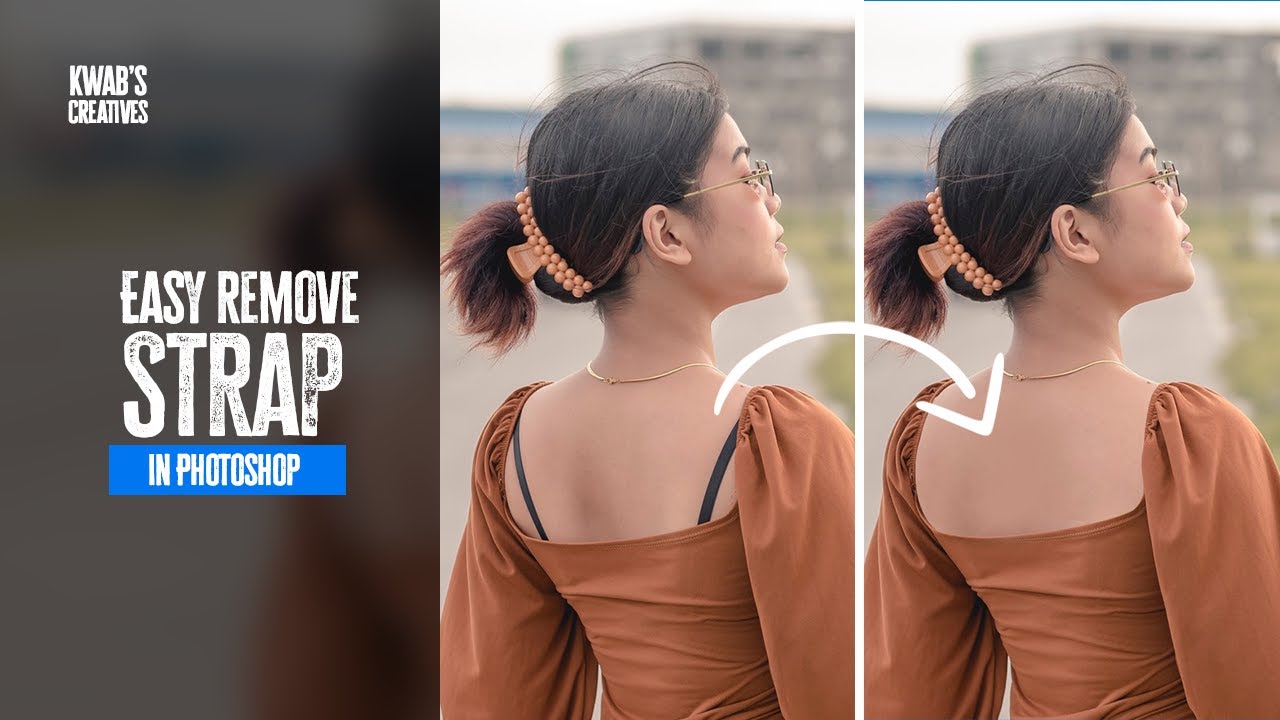 REMOVE STRAPS IN PHOTOSHOP 2024 🤯 ️ #PhotoshopTutoria - YouTube