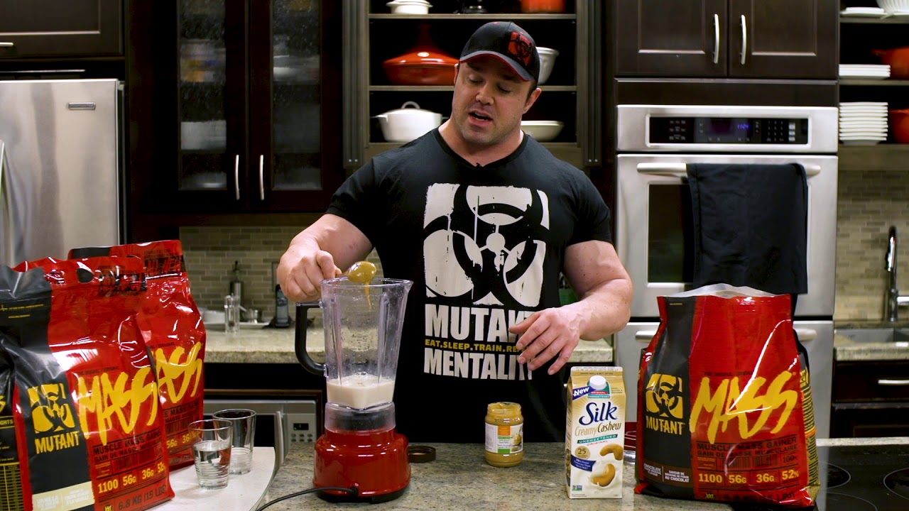 MUTANT RECIPES - MUTANT MASS PB Brownie Shake - YouTube