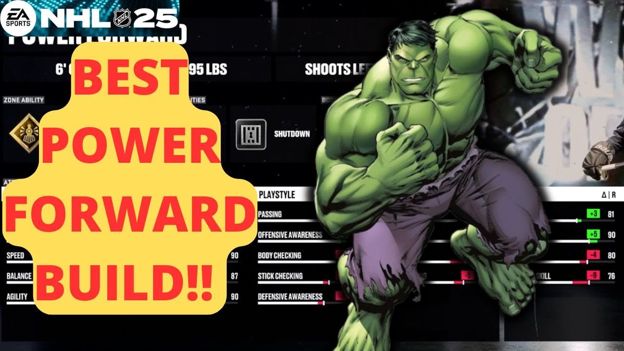 THIS BUILD CAN GET EVERY ABILITY IN THE GAME!! NHL 25 WORLD OF CHEL ...