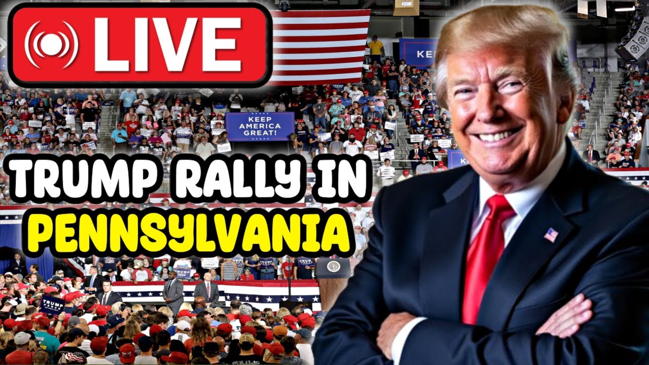 🚨Donald Trump MASSIVE Rally LIVE Right NOW EXPOSING Kamala Harris ...