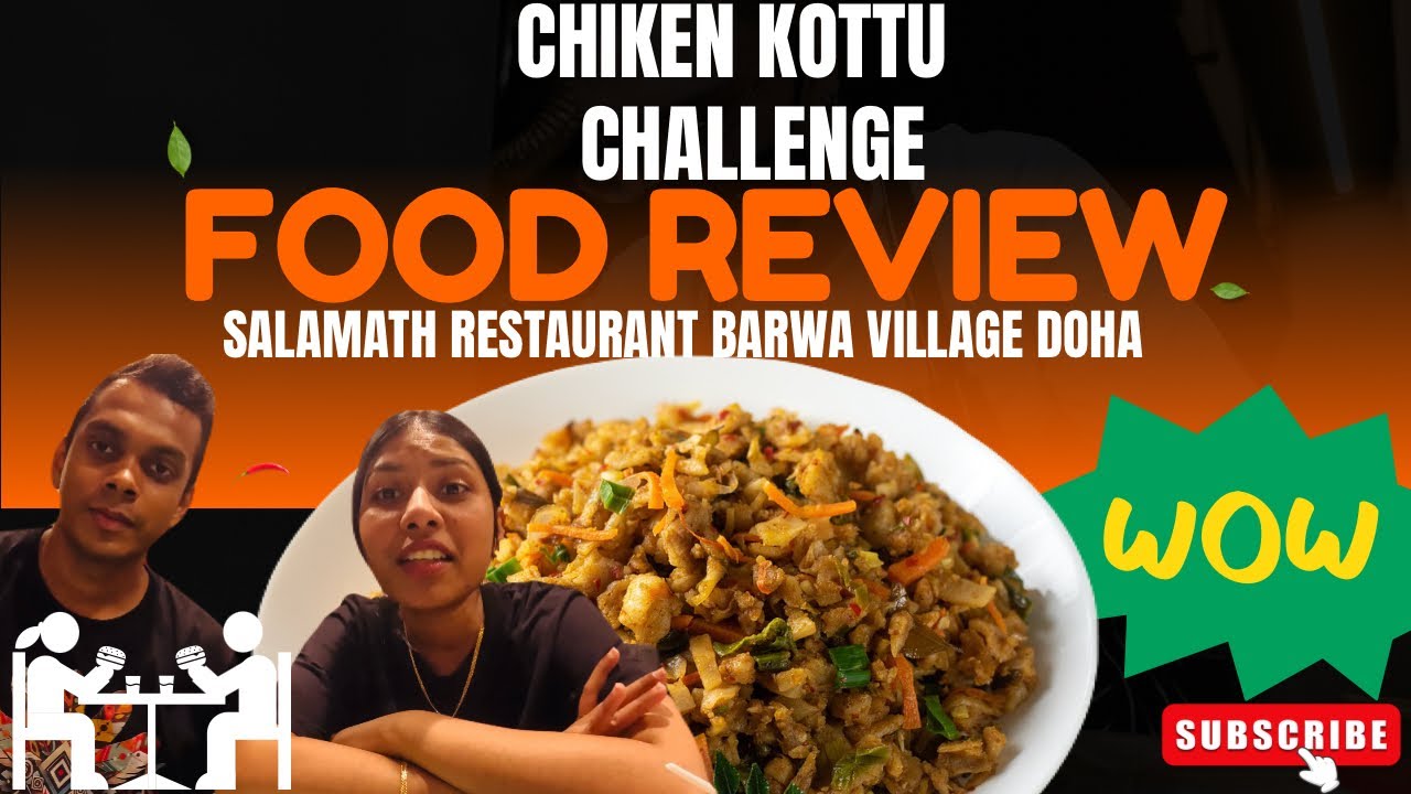 Best Sri Lankan Food in Barwa Doha? Salamath Restaurant Review! කොත්තු ...