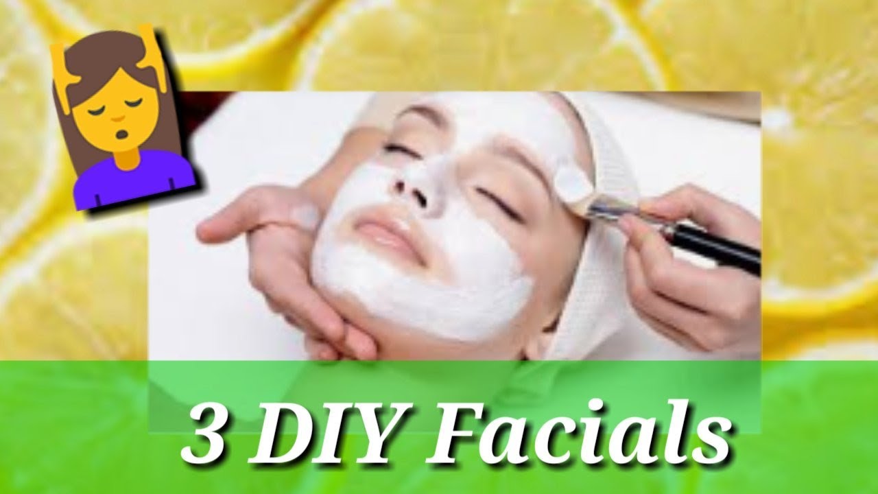 3 DIY Facials To Get 3 Totally Different Results! - YouTube