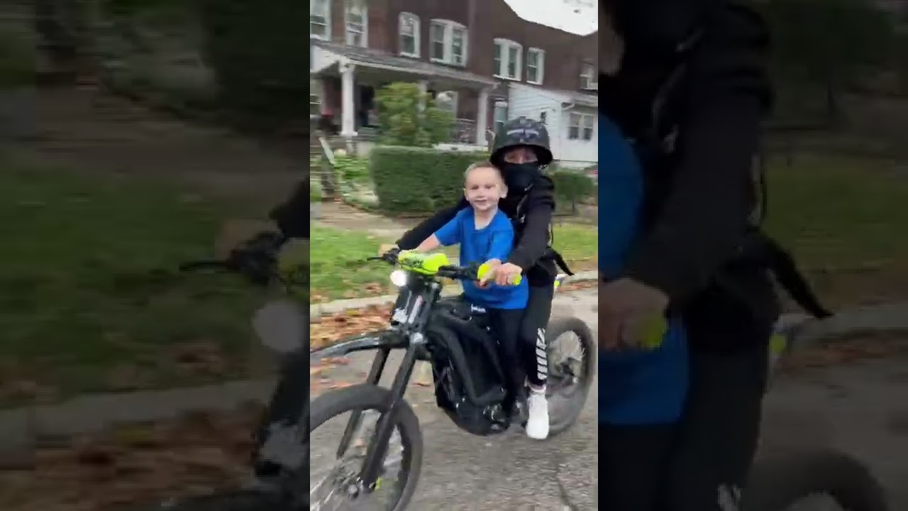 Baby Hoodrichbikelife and Oneway Lilman on a surron - YouTube