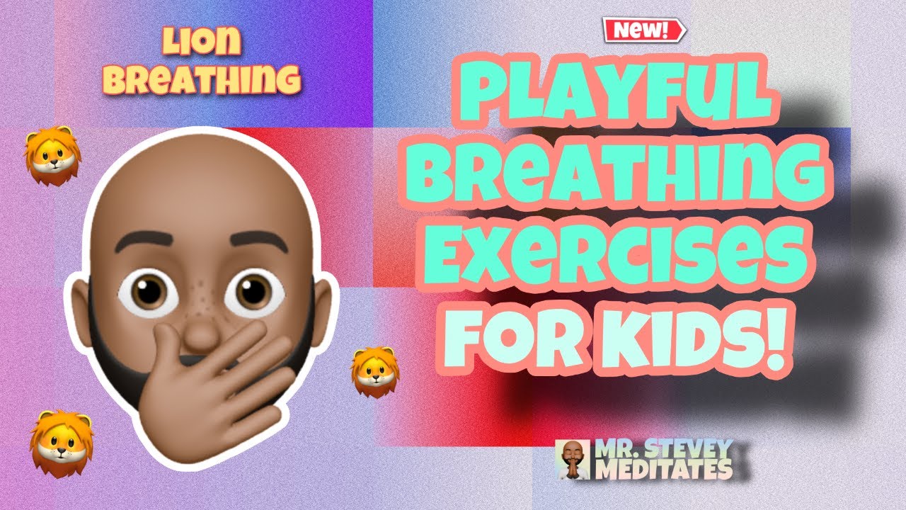Lion Breathing 🦁 | New Series! 🎥 | Playful Breathing Exercises for Kids ...