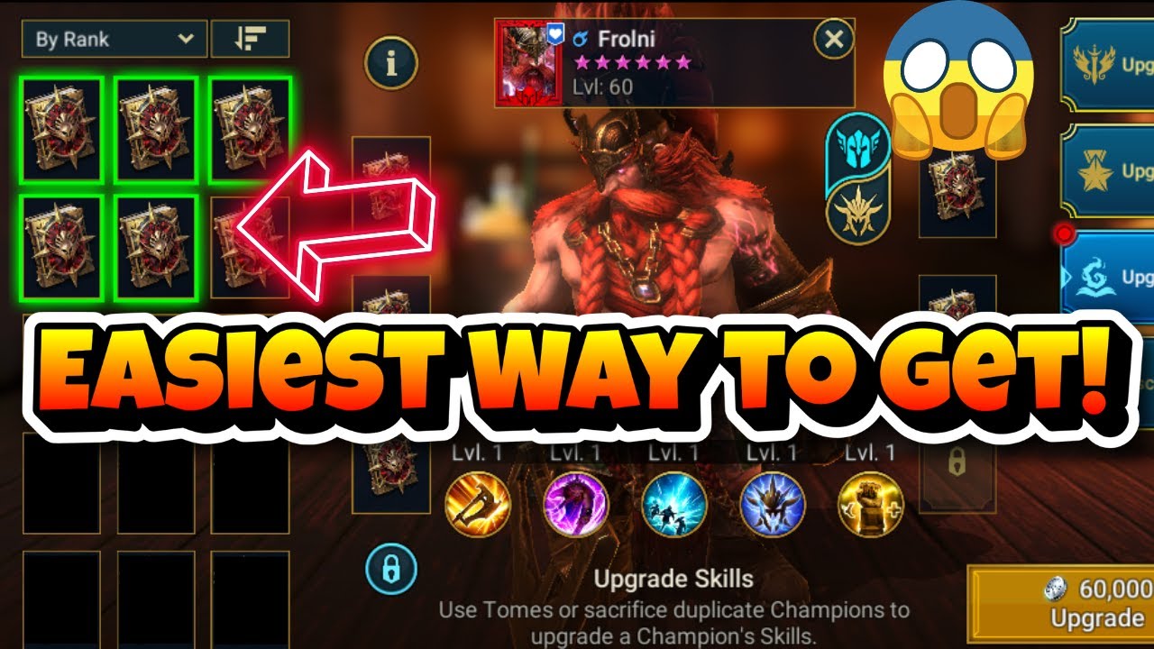 Easiest Way to Get Mythic Skill Tomes!! Raid: Shadow Legends - YouTube