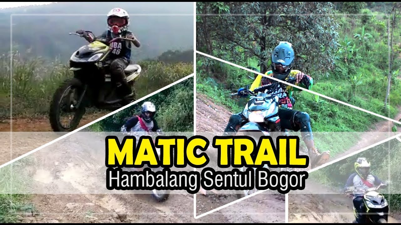 Matic Trail Hambalang Sentul Bogor - YouTube