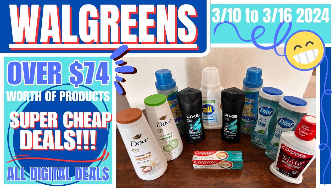 Walgreens Haul 3/10/24 to 3/16/24 - Over $74 Worth of Products - Super ...