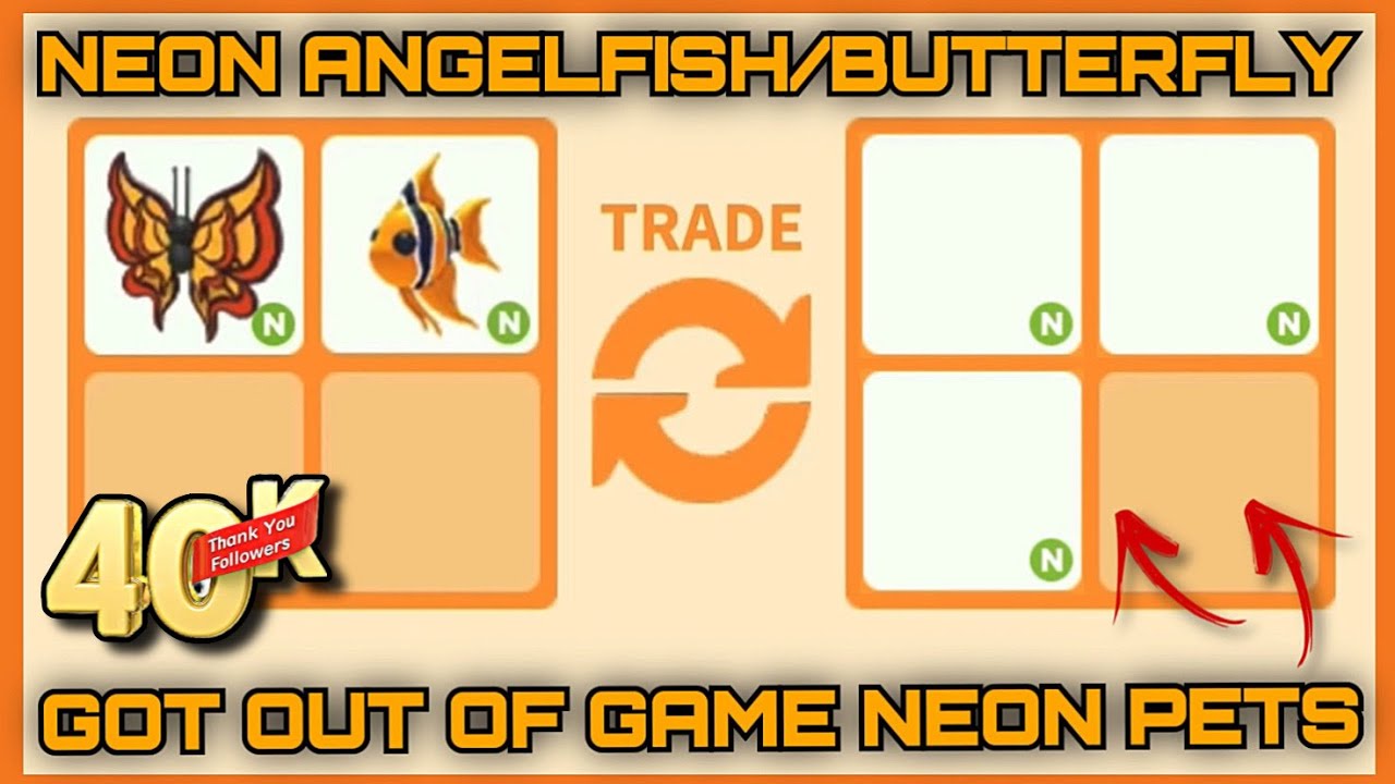 🤯🤯 NO WAY!! GOT OUT OF GAME NEON PETS FOR NEON ANGEFISH AND NEON ...