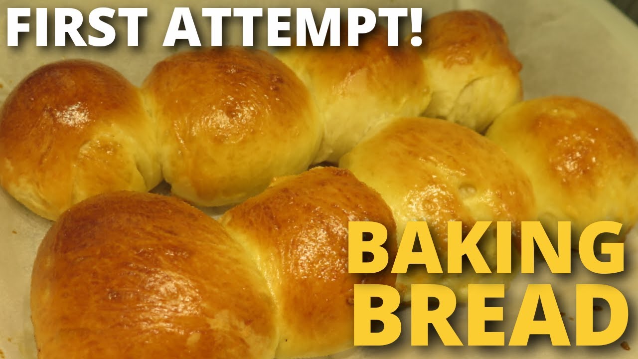 First Attempt Baking Bread - YouTube