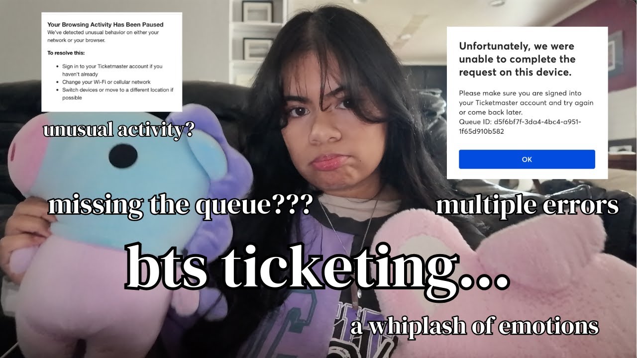 the realities of BTS TICKETING | errors, tips, crash outs - YouTube