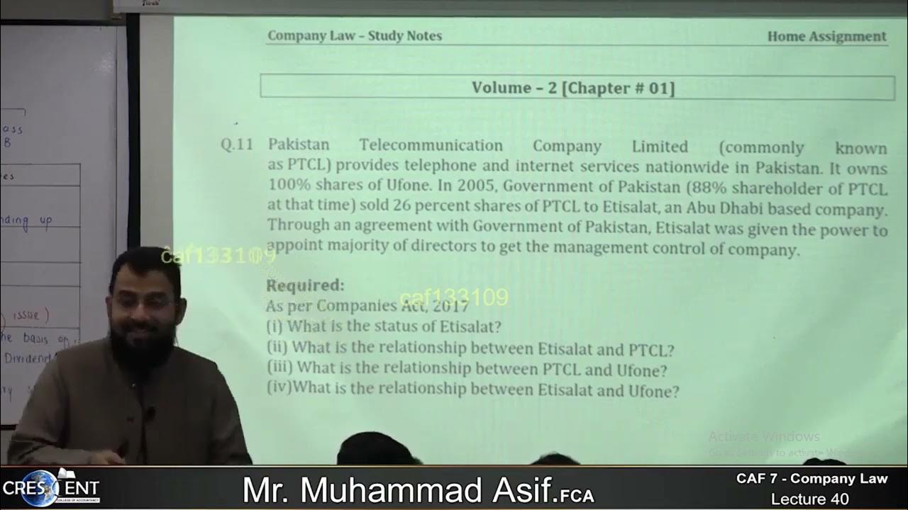 CAF-7 CLAW-Sir-Asif-Lecture-40 - YouTube