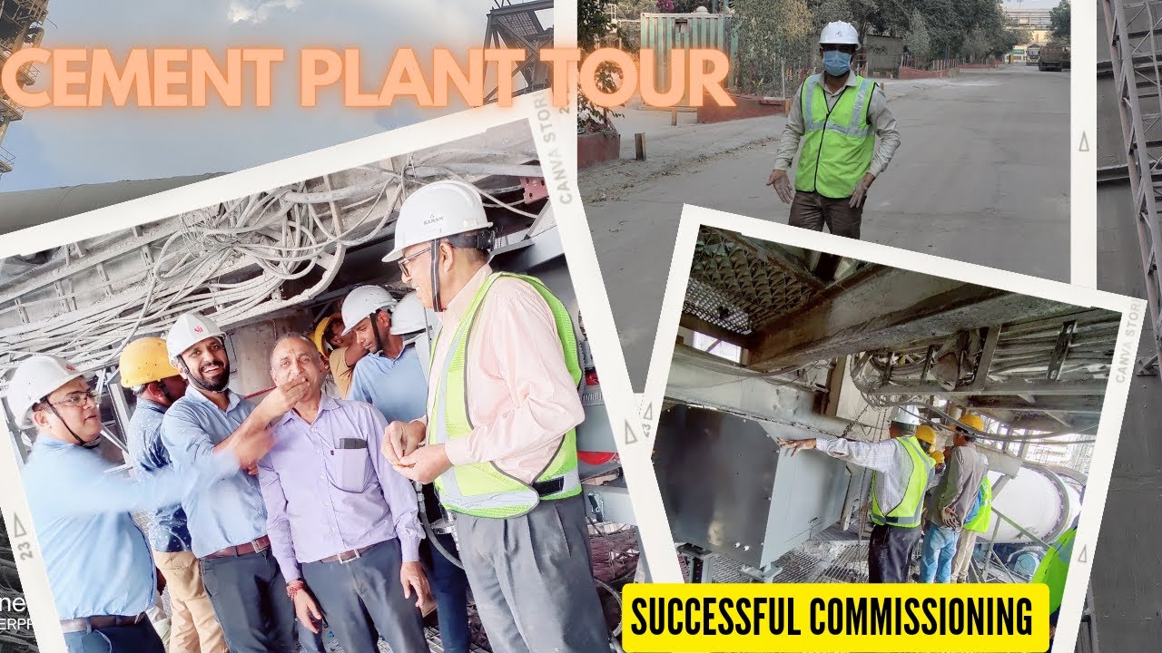 SHREE CEMENT PLANT First machine commissioning #engineering # ...