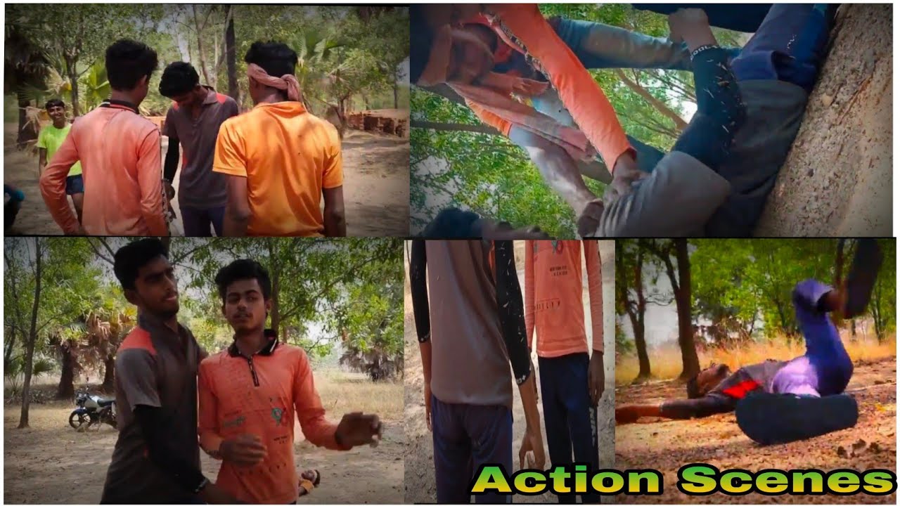 😡 Action and Fight Scene status video 💫 Kinemaster editing #fighting # ...