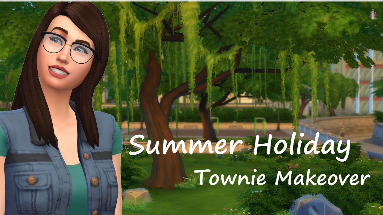 Summer Holiday - Townie Makeover // The Sims 4 CAS - YouTube