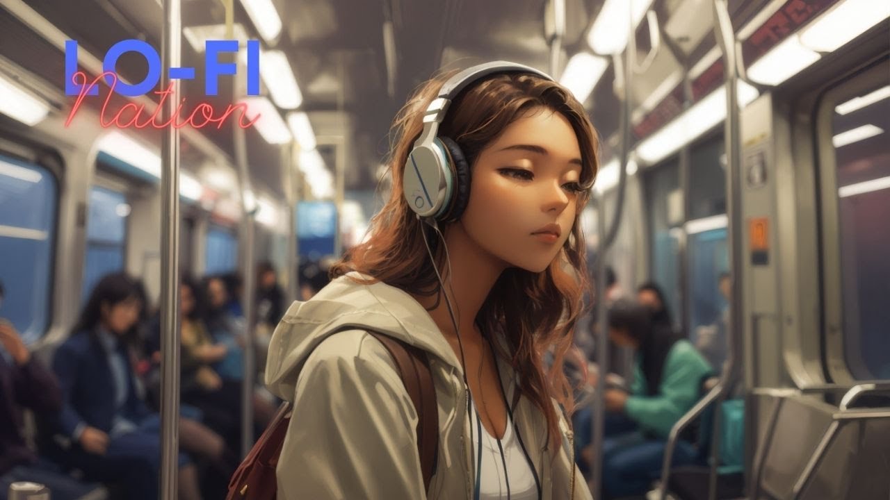 Lofi Girl on Train: Cozy Lofi Hip Hop Beat for Relaxation - YouTube