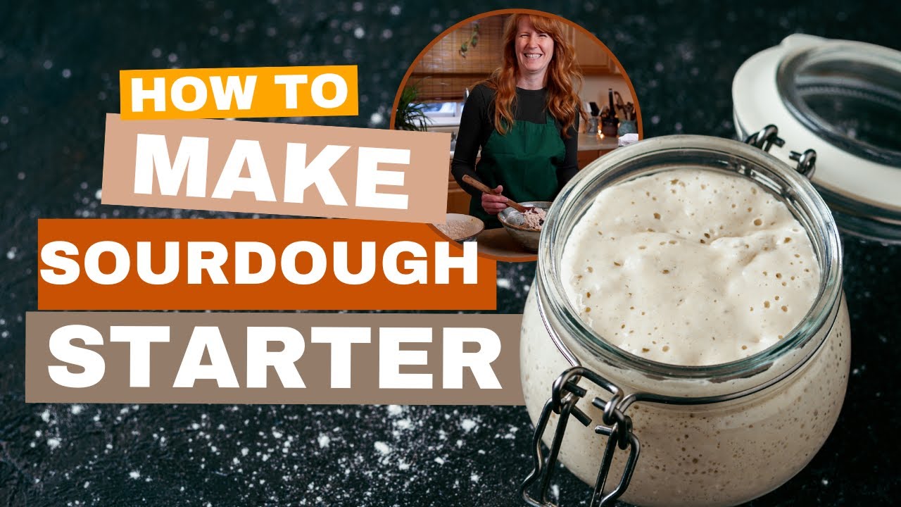 How to Make a Sourdough Starter from Scratch | Easy DIY Tutorial - YouTube