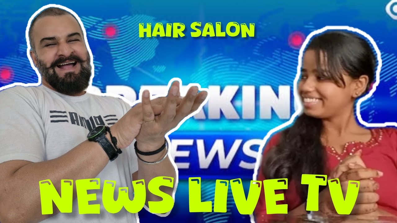 News Live Tv | Hair salon work great | He deaf working | Deaf | India ...