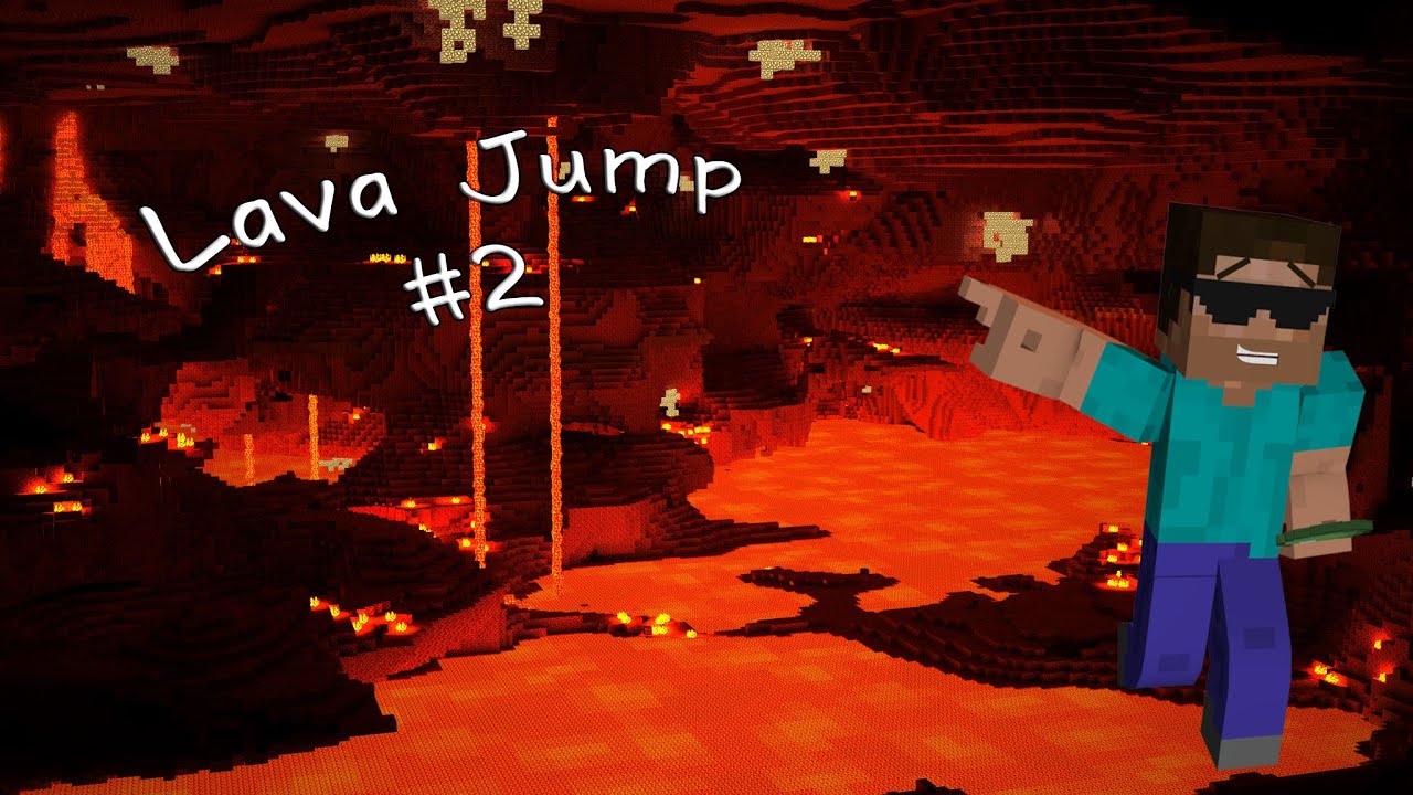 Minecraft Lava Jump #2 - YouTube