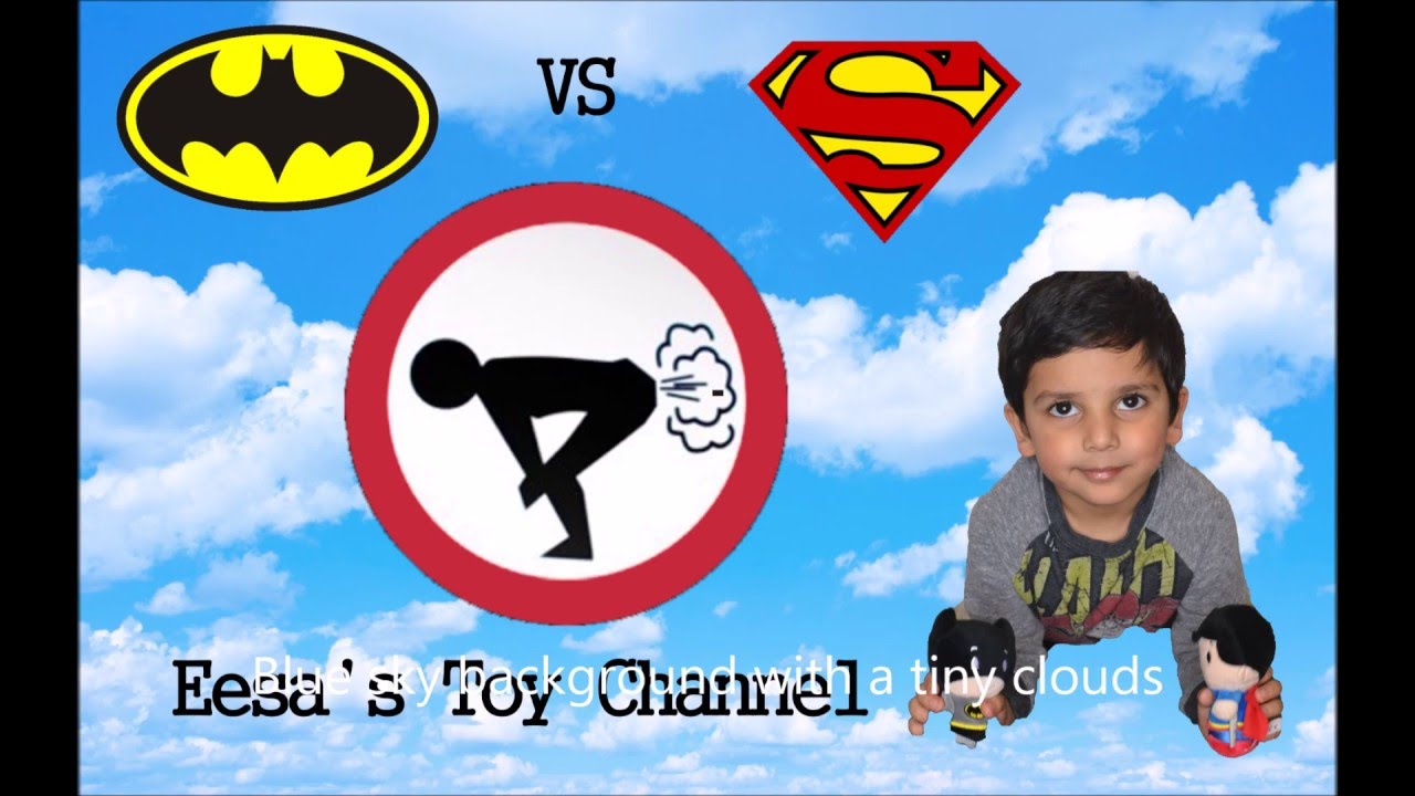 Batman Vs Superman Fart SUPRISE battle by Eesa's Toy Channel - YouTube