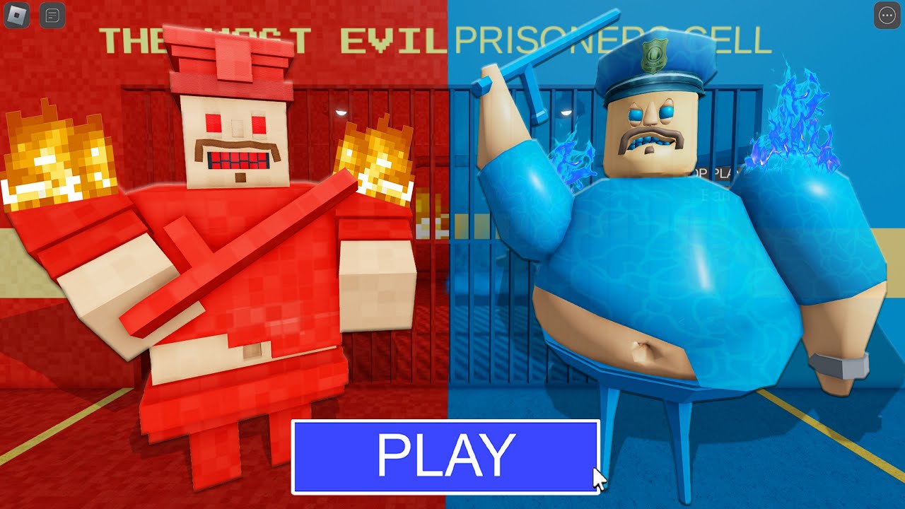 FIRE MINECRAFT BARRY Vs WATER BARRY in BARRY'S PRISON RUN! New Scary ...