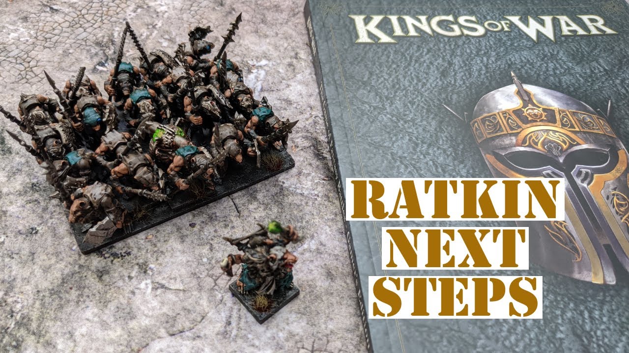 Kings of War Ratkin Starter set done - What do I add now to face Robs Dwarves? Help Needed ...