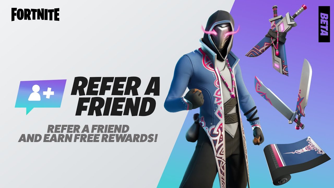 Fortnite Refer a Friend Program 2022 ALL Rewards Showcase! - YouTube