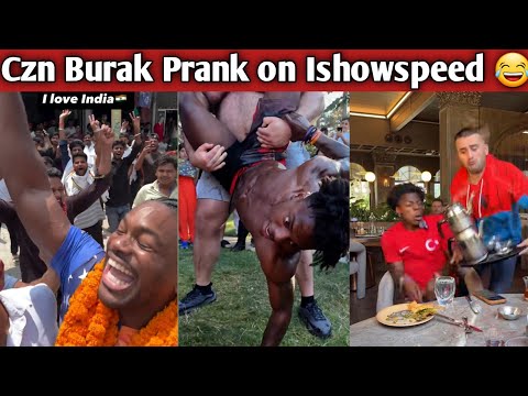 Czn Burak Pranked on Ishowspeed 😂|Marvinachi in India | Dil Pe Chalai Churiya Song