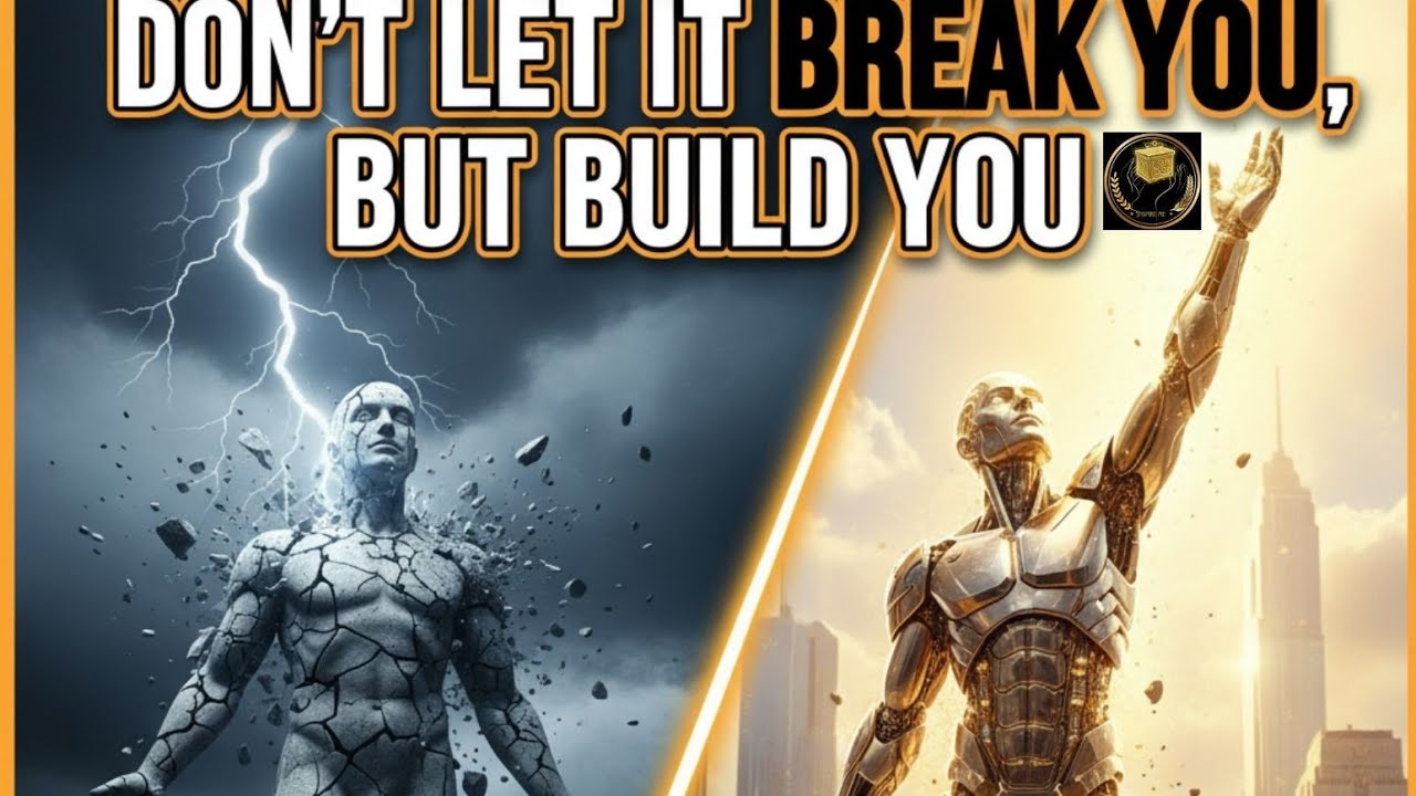 Don't let it break you, but build you - YouTube