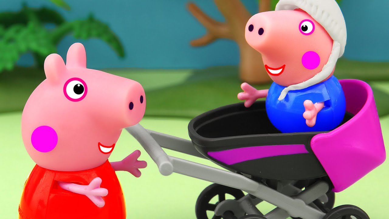 Baby George, Peppa Pig TV, New Peppa - YouTube
