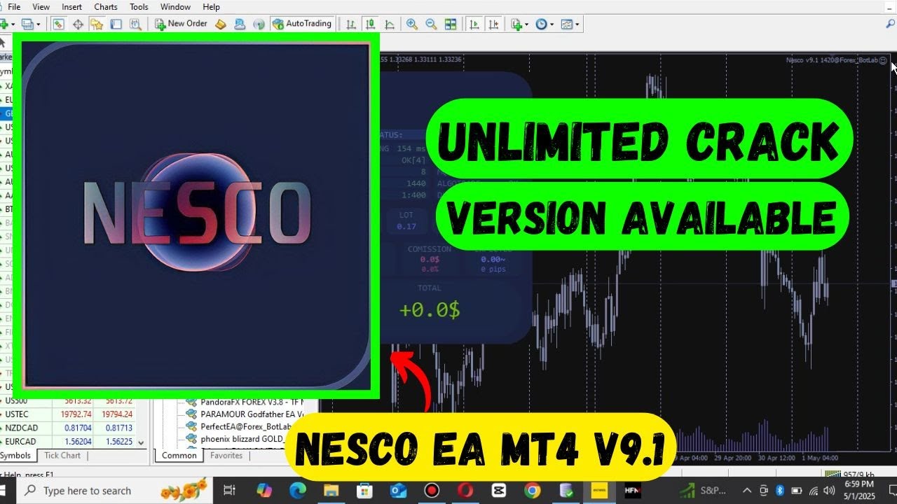 NESCO EA MT4 V9.1 | Category: MT4 EA (Build +1420) | No DLL Get Now ...