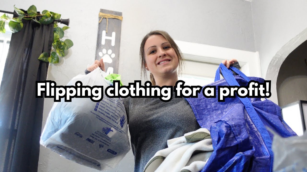 Flipping clothing for a profit | Goodwill outlet bins haul | St Vinnys ...