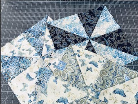 Half Square Triangles with Layer Cakes...How To. - YouTube