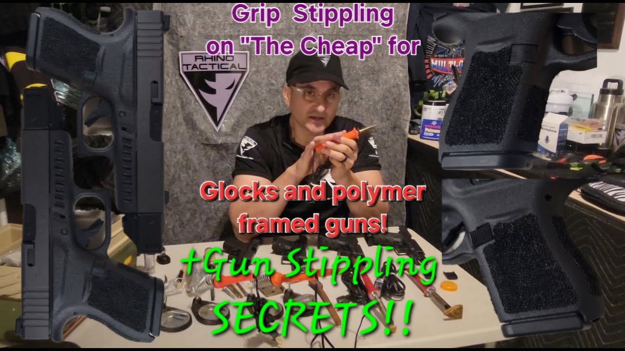 Pistol Stippling secrets for Glocks and all Polymer framed guns with ...