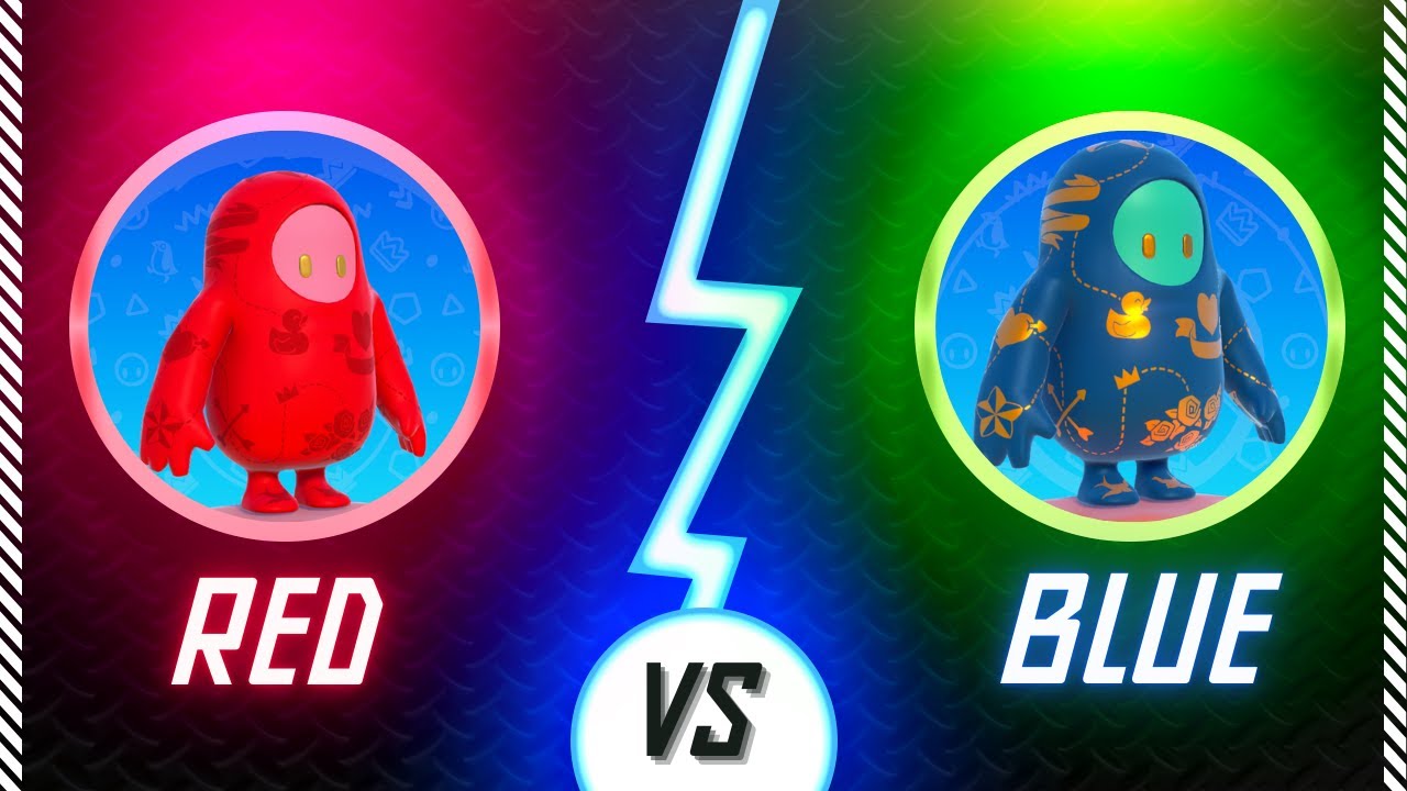 🔴LIVE: RED Vs BLUE in Fall Guys Customs! - YouTube