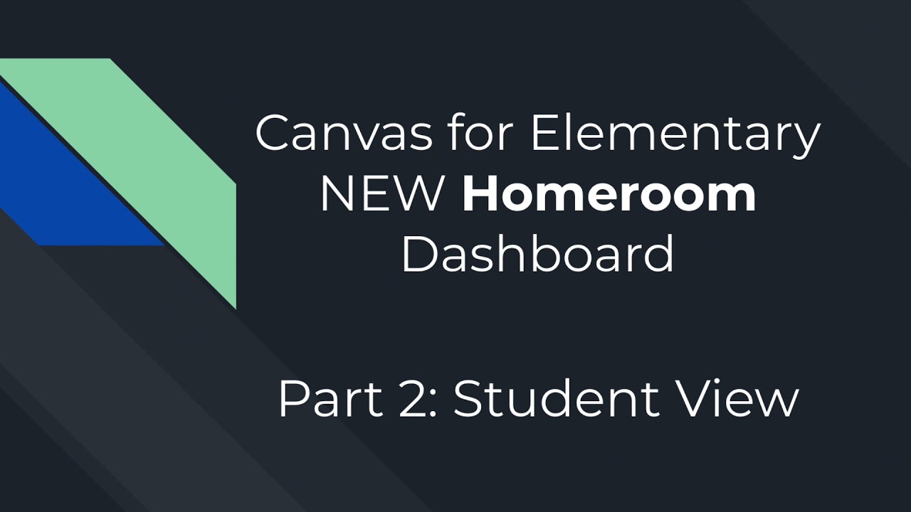 Canvas For Elementary NEW Homeroom Dashboard YouTube Canvas For Elementary NEW Homeroom Dashboard YouTube