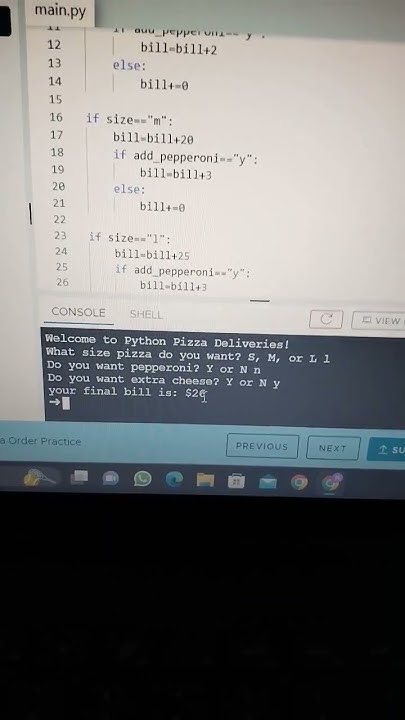 Welcome To Python Pizza 😀😁codewithme Youtube