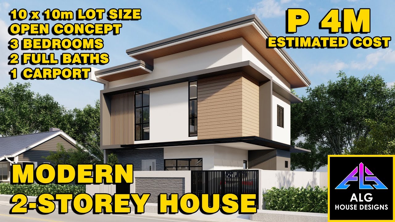 3 BEDROOM MODERN HOUSE DESIGN ON 100 SQM LOT 2025 | ALG DESIGNS #77 ...